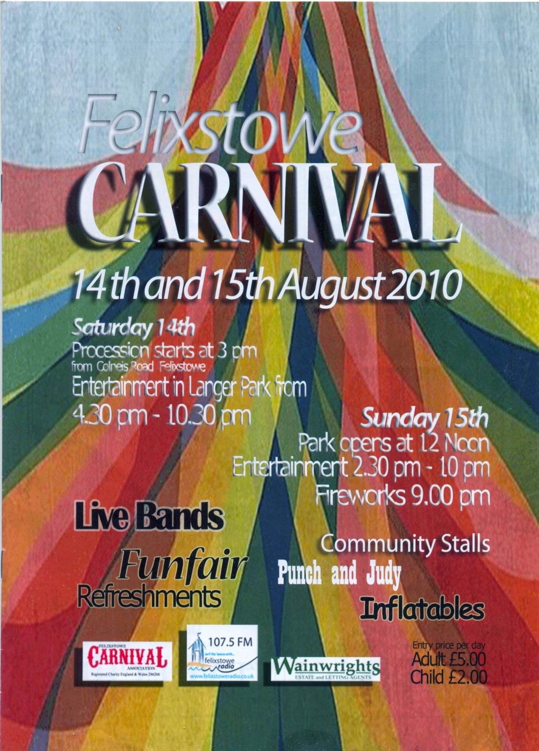 Old Programmes - Felixstowe Carnival